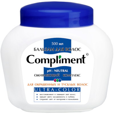 Комплимент/Compliment Бальзам для окрашенных волос ultra-color 500мл ...