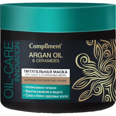 Комплимент/Compliment Маска питательная Аrgan Oil&Ceramides для сухих и ...